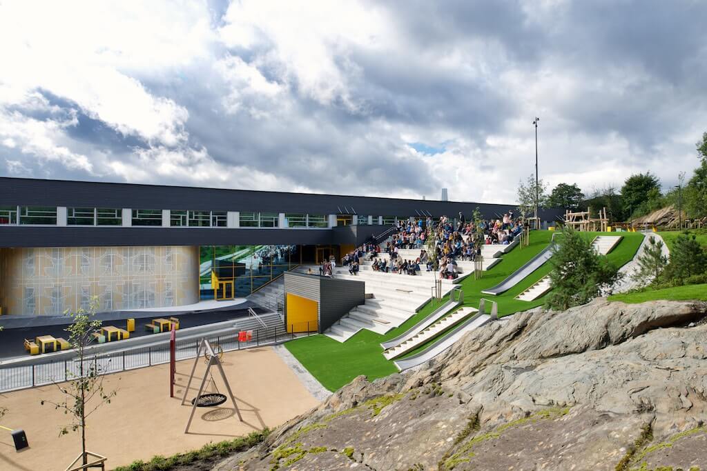 Nattland oppveksttun, barne- og ungdomsskole - Smedsvig